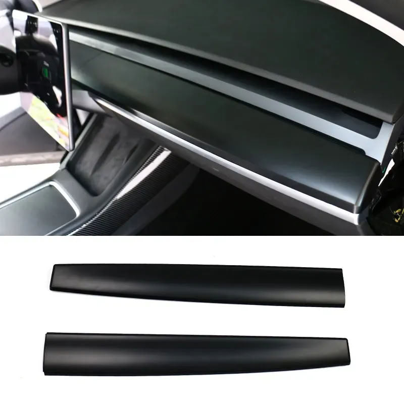Tesla Model 3/Y ABS Dashboard Cover – Carbon Fiber, Easy Install – Teskay