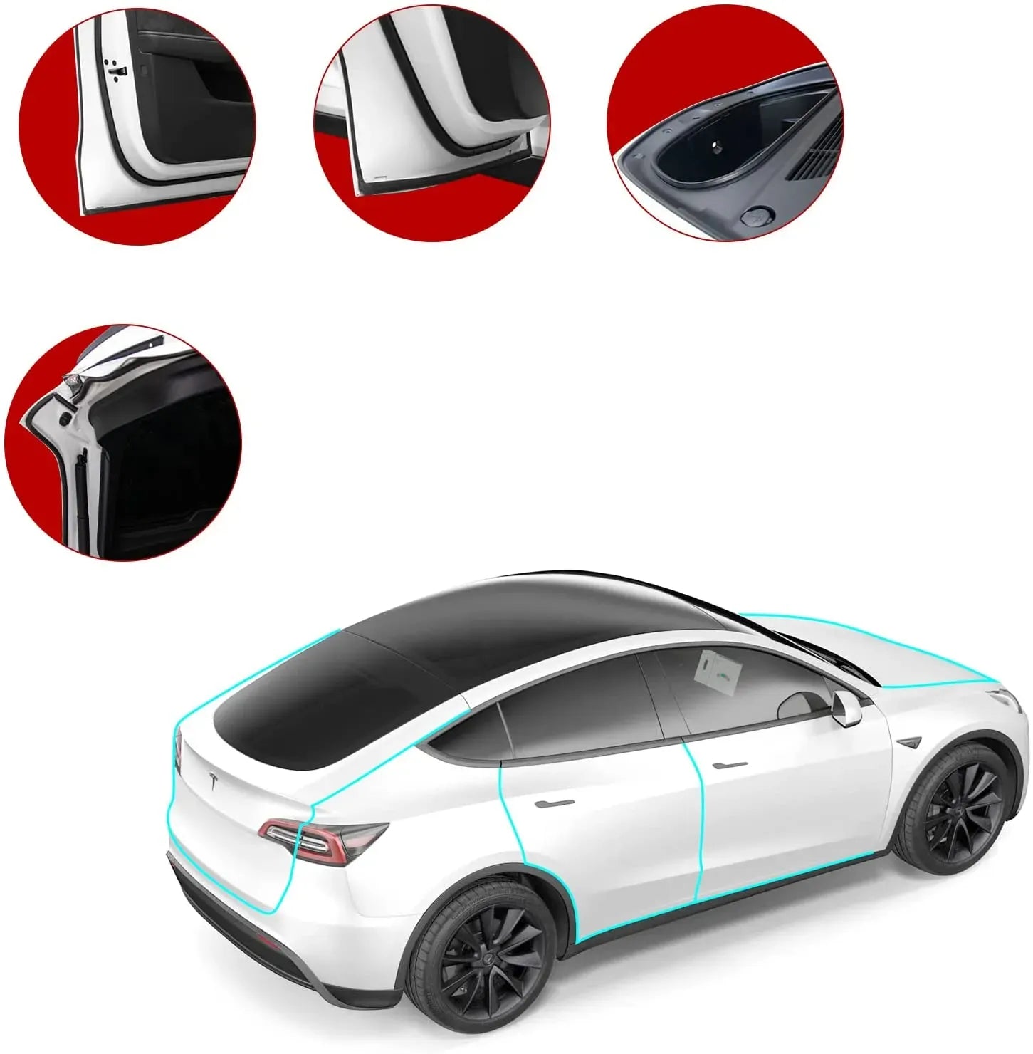 Tesla Model 3/Y Wind Noise Reduction Kit Gen 2 – Teskay