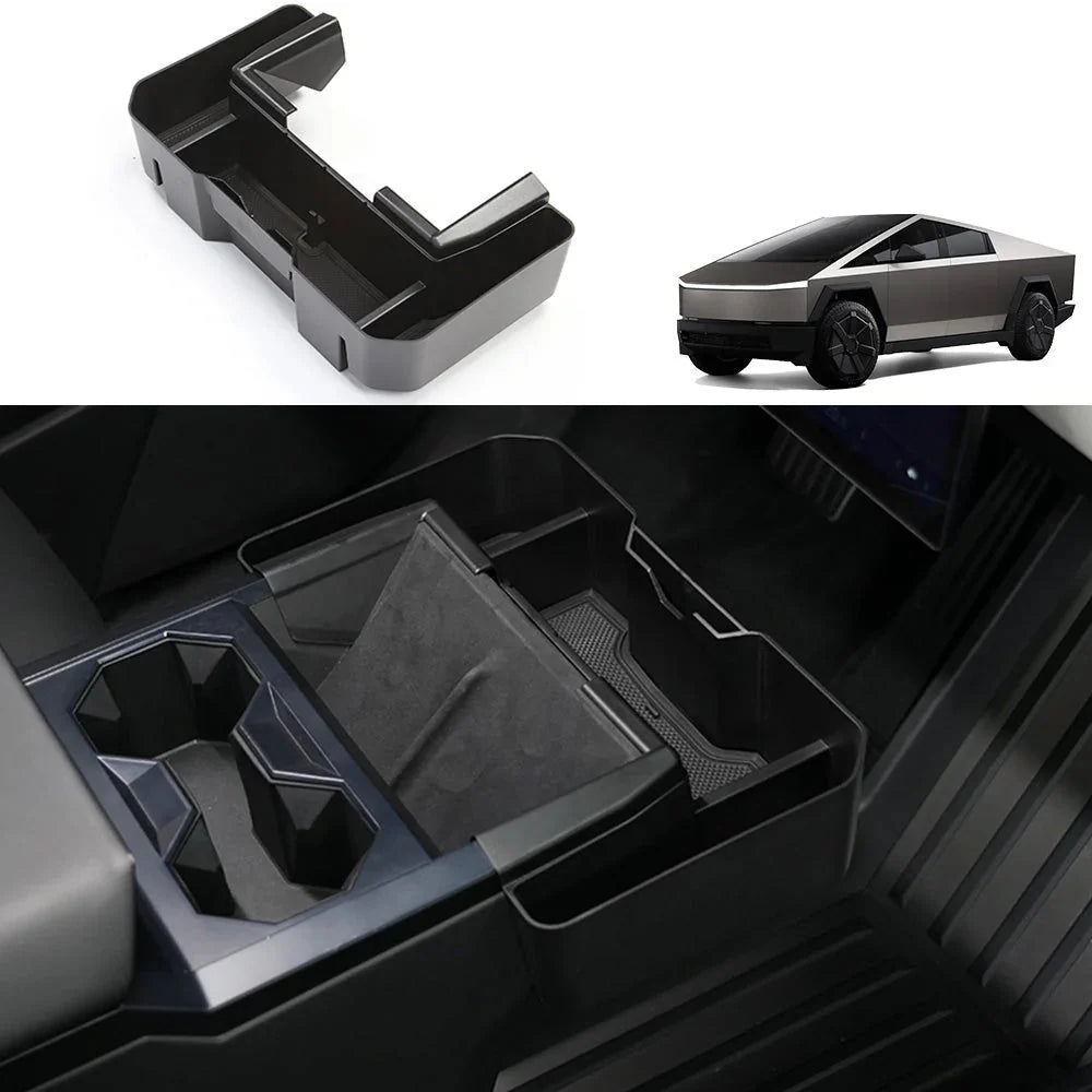 Extended Center Console Organizer Storage Box for Cybertruck – Teskay